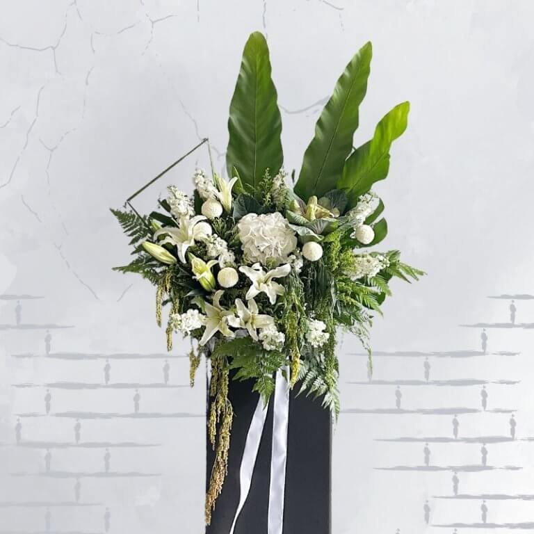 Last Goodbye Condolence Flower Stand – The Hot Air Theory